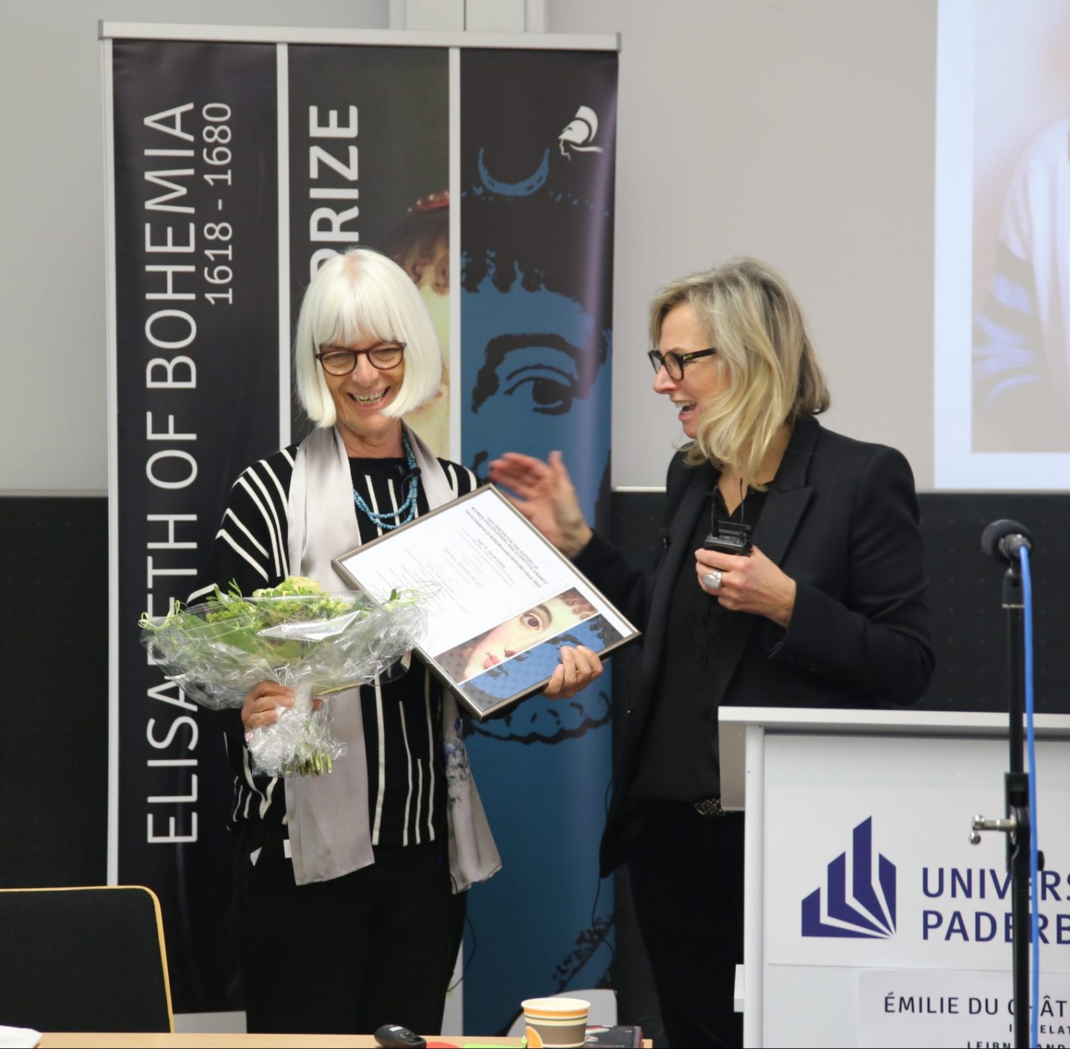 Reception of the Elizabeth of Bohemia Prize 2022 - History of Women ...