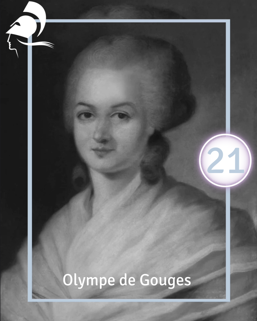 Festival of Lights 21.12. Olympe de Gouges - History of Women ...