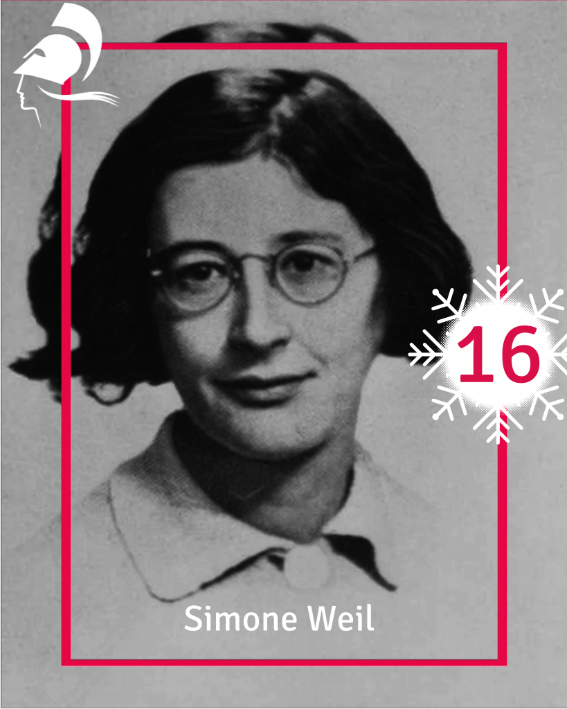 Festival of Lights 16.12. Simone Weil - History of Women Philosophers ...