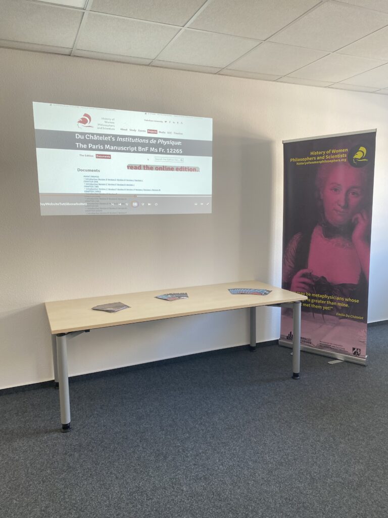 Throwback: Open Day at the Center for the History of Women Philosophers ...