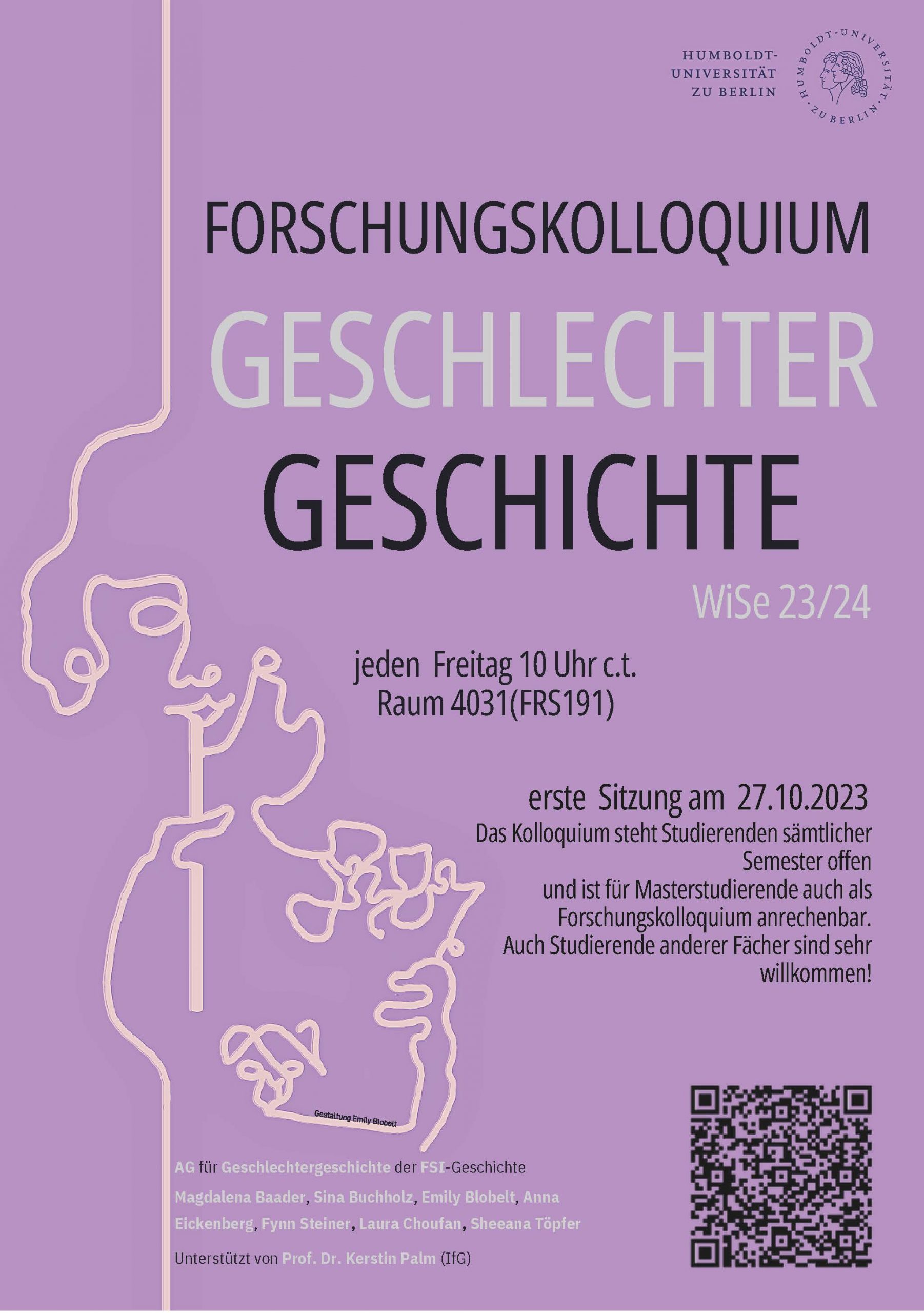 Dr. Jil Muller at the Forschungskolloquium Geschlechter Geschichte ...