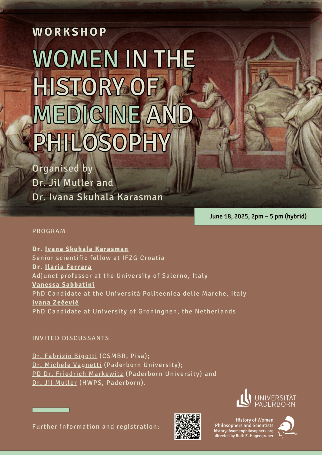 Workshop Women in the History of Medicine and Philosophy - History of ...