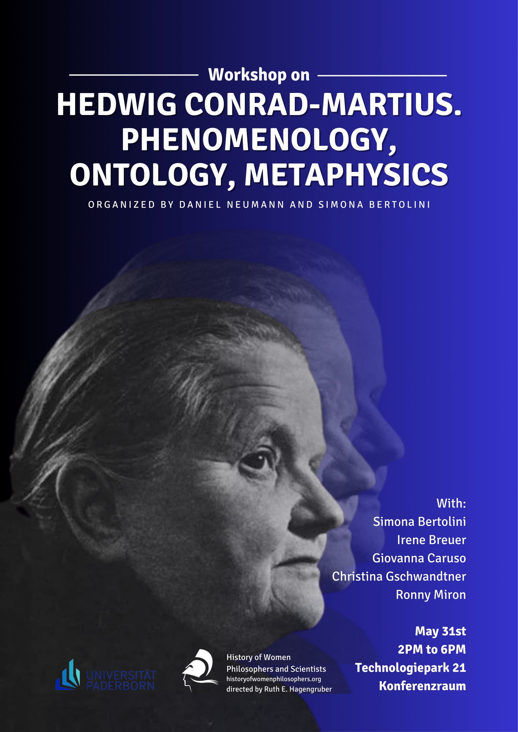 Workshop: Hedwig Conrad-Martius. Phenomenology, Ontology, Metaphysics ...