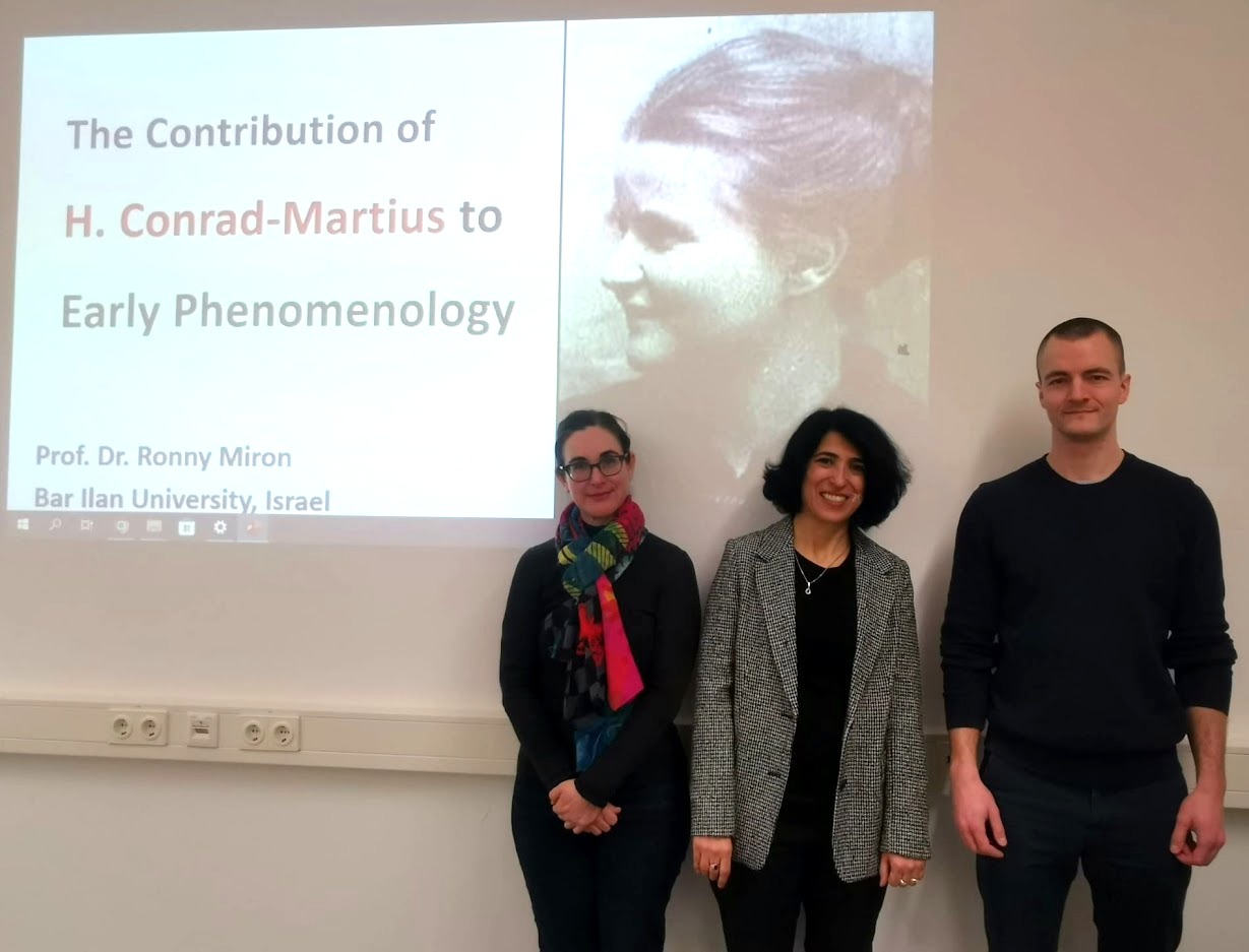 Lecture on Hedwig Conrad-Martius with Ronny Miron and Shira Shemi ...